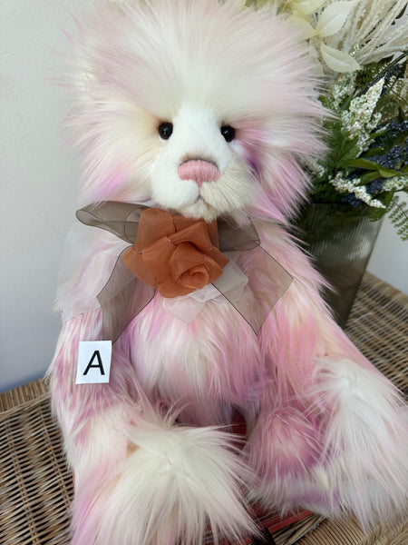 Sandra Charlie Bears Large Plush Collectable Pink Teddy Bear – Lovely Bears