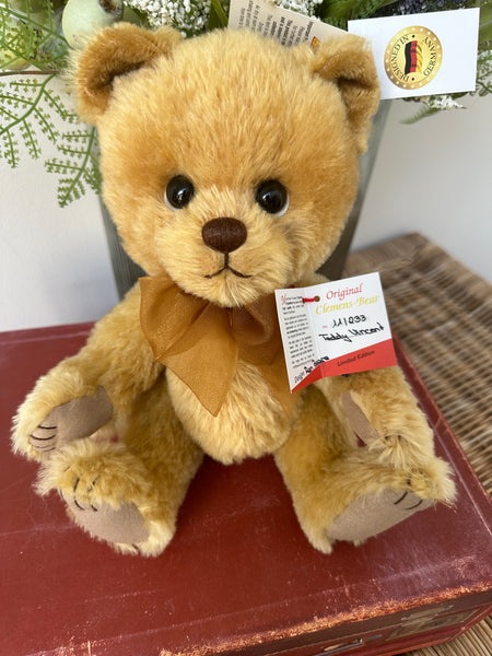 Clemens Teddy Vincent 28cm Gold Mohair Teddy Bear No 11 – Lovely Bears