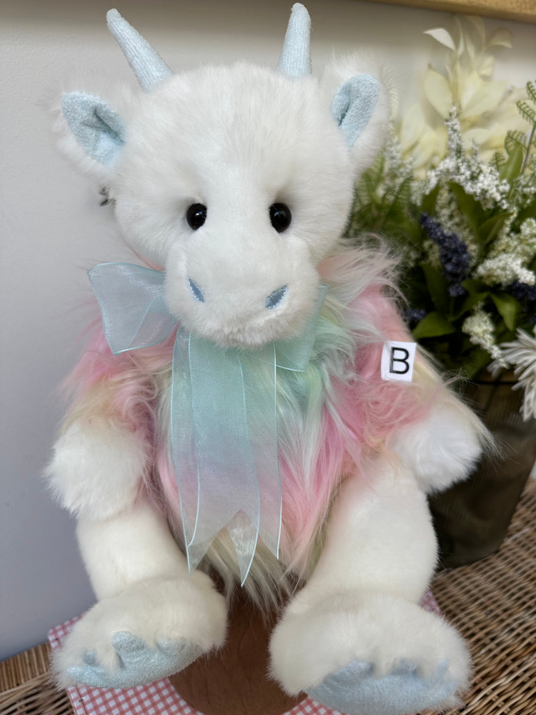 Kenna Dragon Charlie Bears 2024 Collection Blue Multi Coloured Plush ...