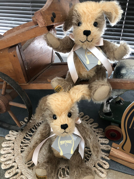 Digby Dog Merrythought Mohair Puppy Dog Handmade in the UK – Lovely Bears